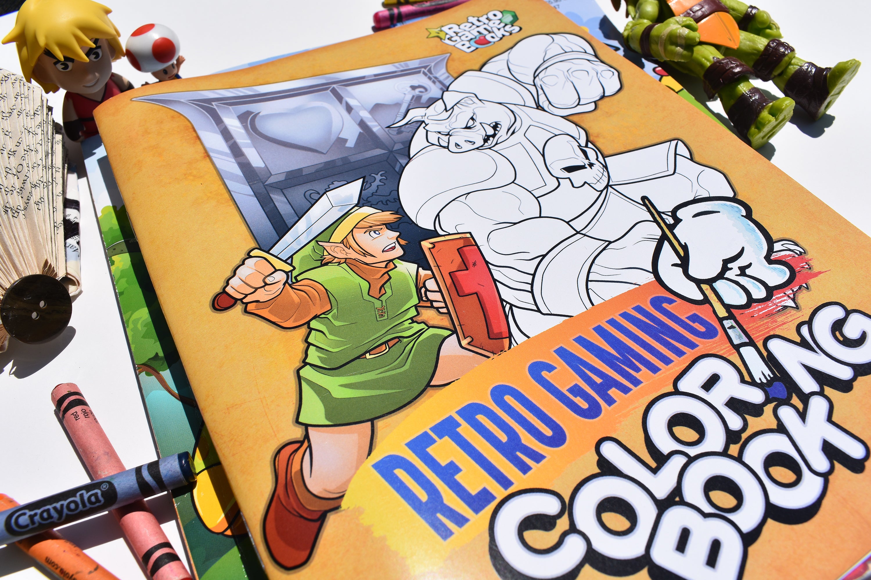 Retro Gaming Coloring Book – Retro Game Books